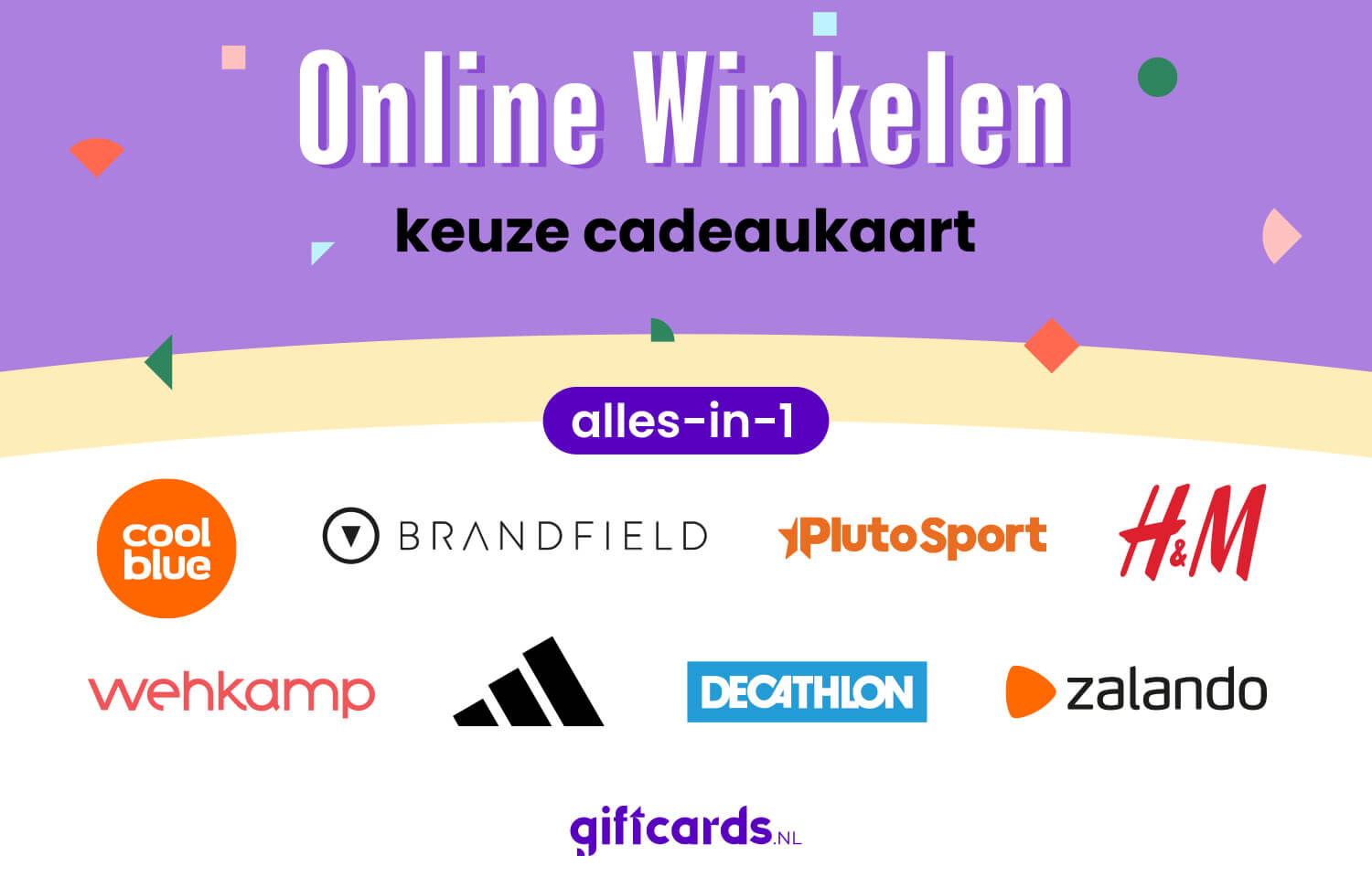 Alles-in-1 Keuze Cadeaukaart voor Online Winkelen | Giftcards.nl