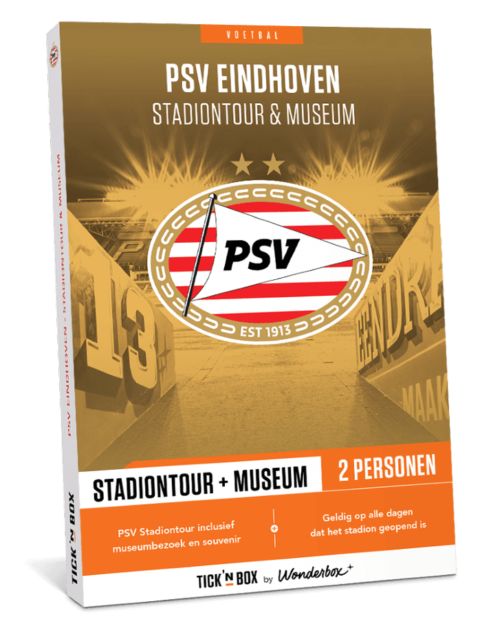 Tick'nBox - PSV Stadion & Museum Tour | giftcards.nl