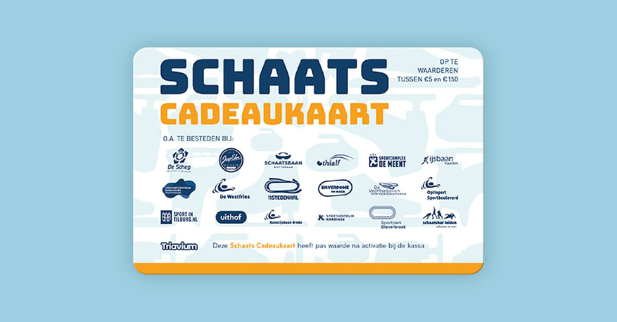 Schaats Cadeaukaart | bestellen op Giftcards.nl