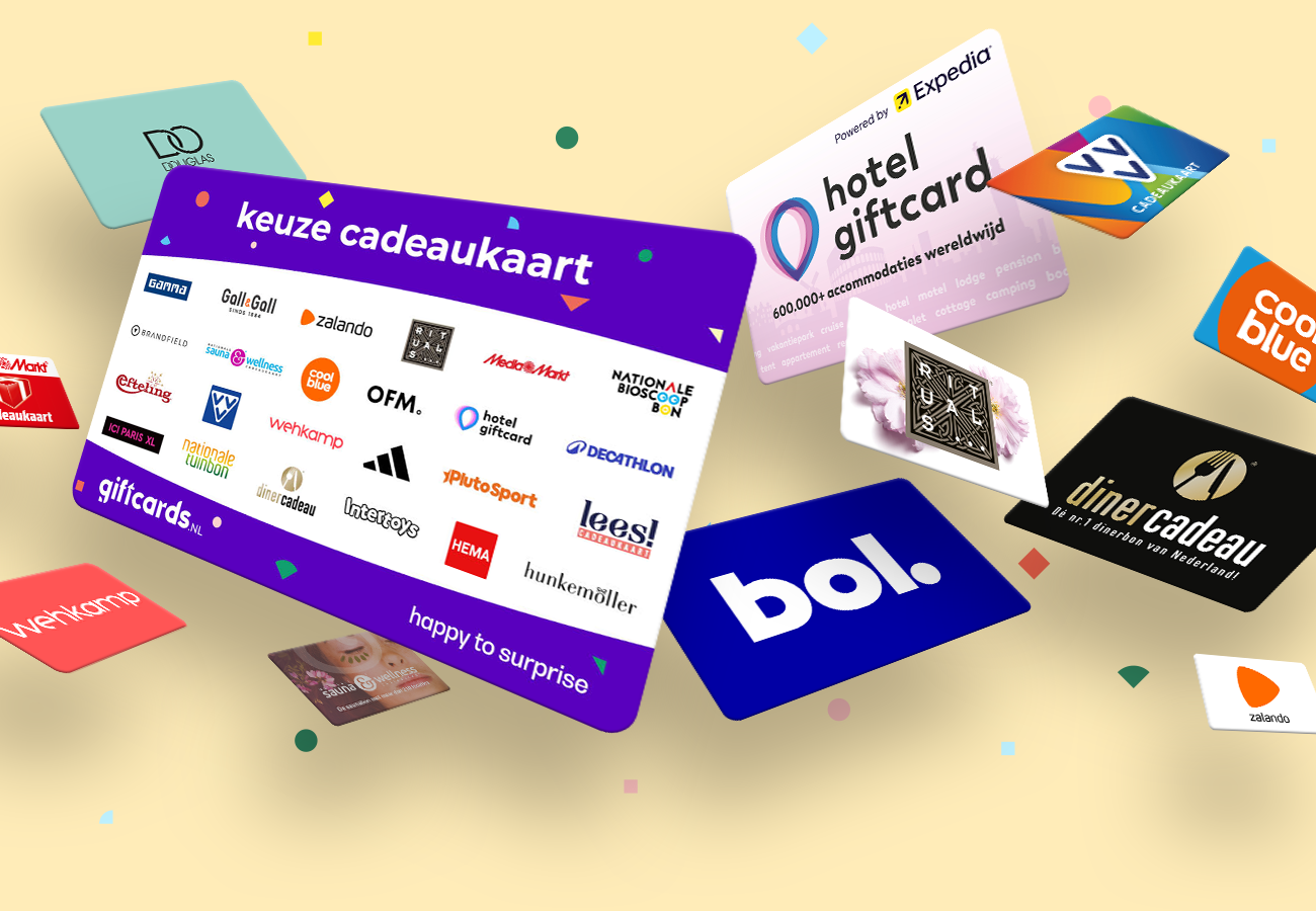 Cadeaukaart kopen doe je op Giftcards.nl