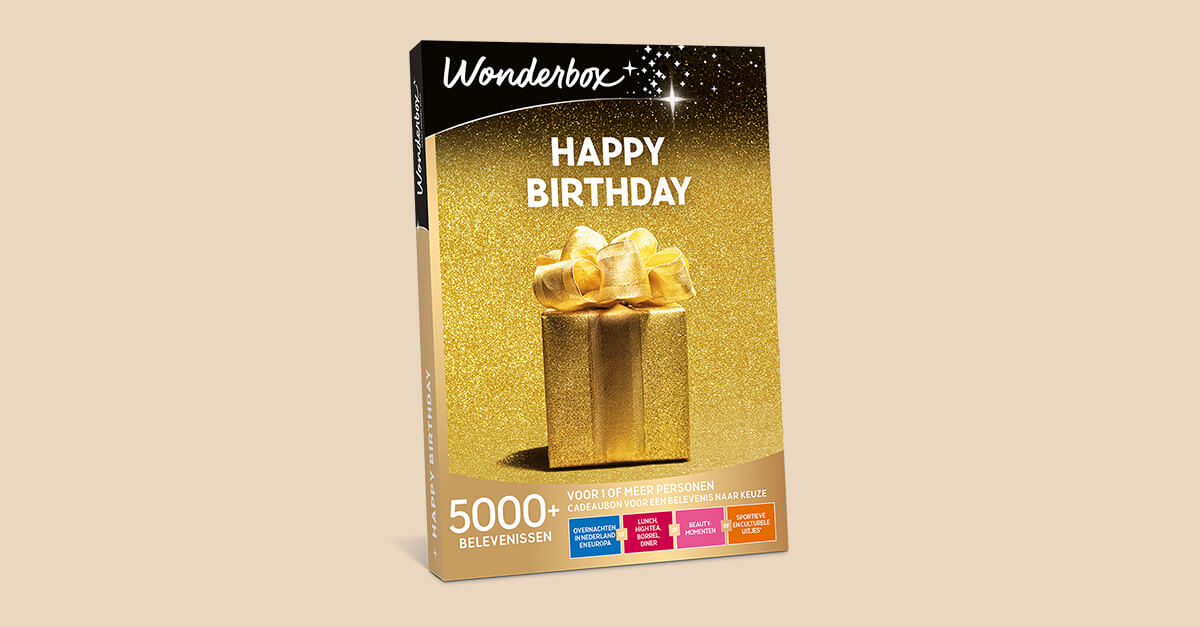 Wonderbox - Happy Birthday | Giftcards.nl