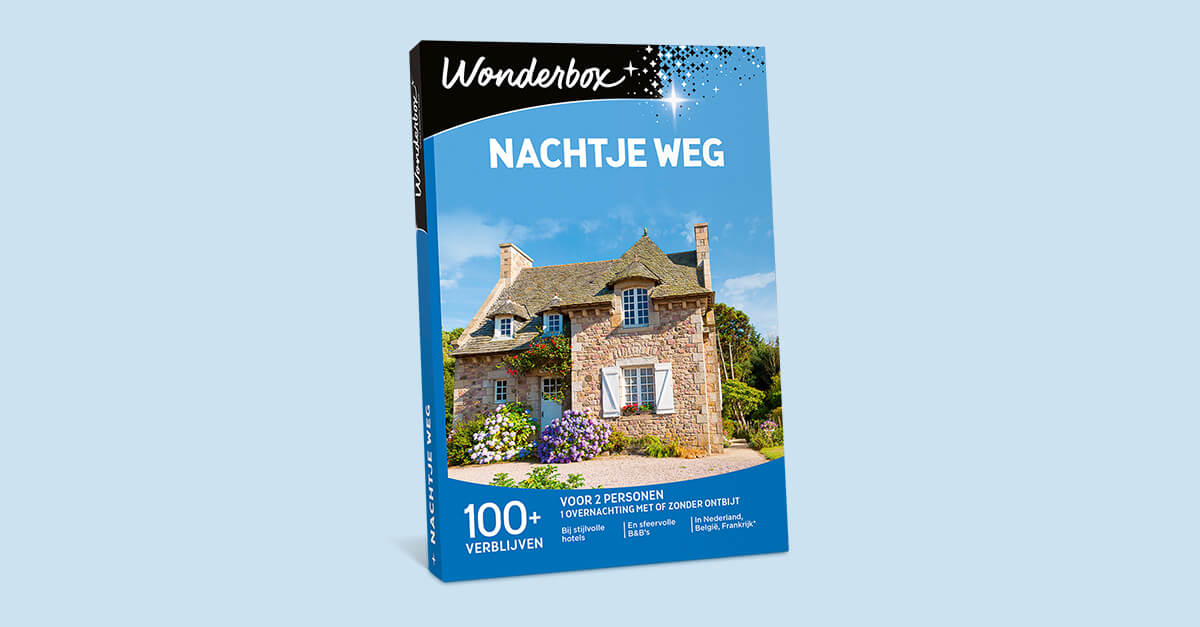 Wonderbox - Nachtje weg bestel je op Giftcards.nl